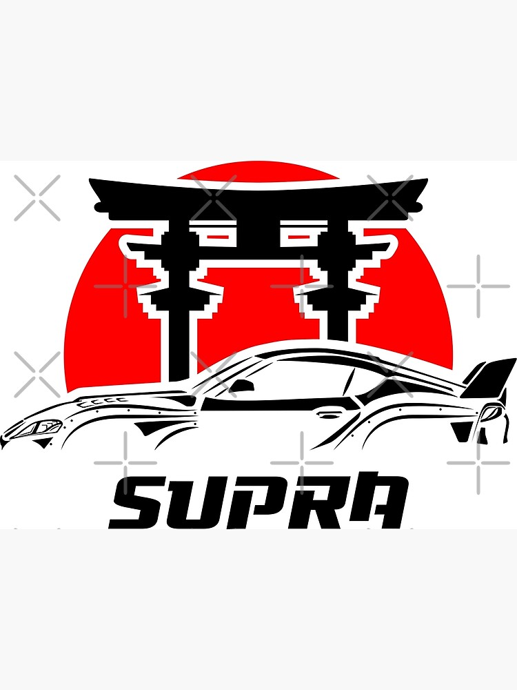 "MK5 Supra GR JDM" Poster for Sale by goldentuners | Redbubble