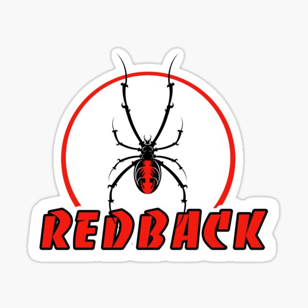 Redback Spider Stickers | Redbubble