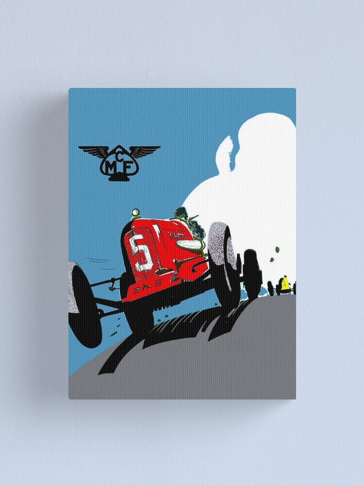 "GRAND PRIX: Vintage Auto Racing Advertising Print" Canvas Print for ...