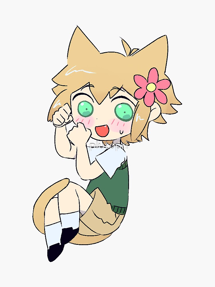 "Cat Basil" Sticker for Sale by plutopri | Redbubble