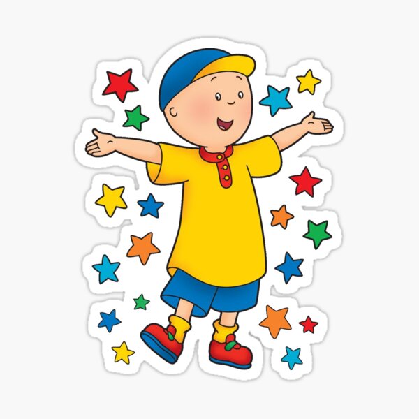 "Caillou" Sticker by CarToOn-NE98 | Redbubble