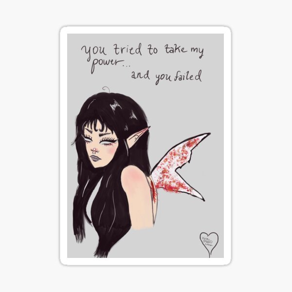 "Repossession " Sticker for Sale by kiram00nart | Redbubble