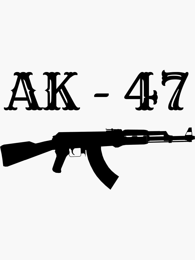 "AK 47" Sticker for Sale by STIGPhotoDesign | Redbubble