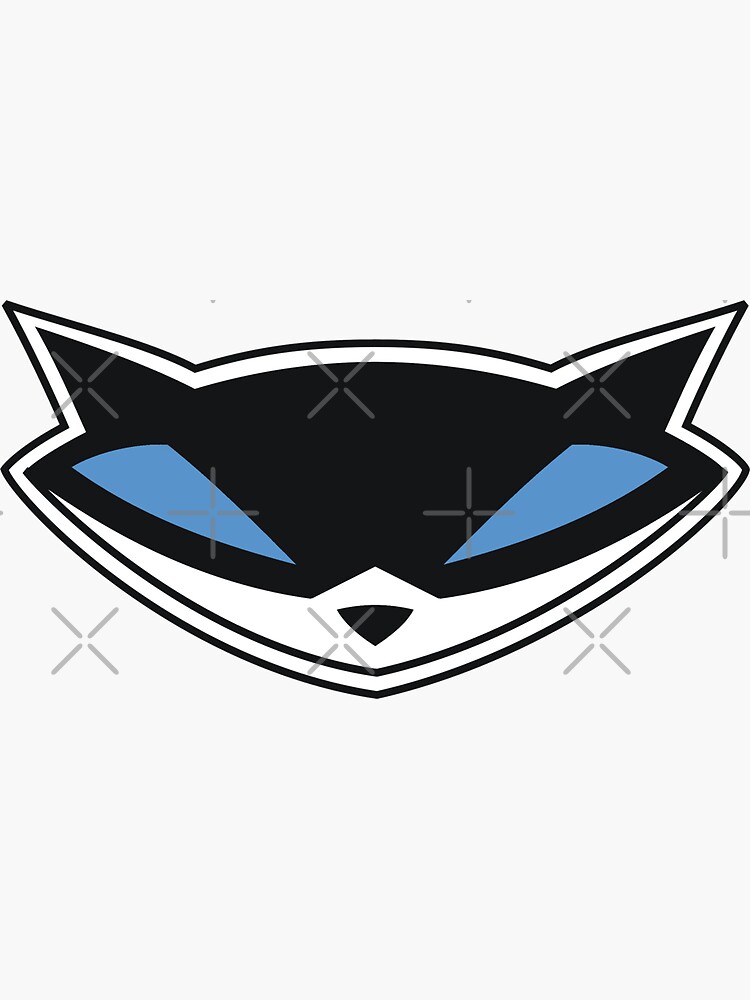 "Sly Cooper" Sticker by FluffyTiger97 | Redbubble