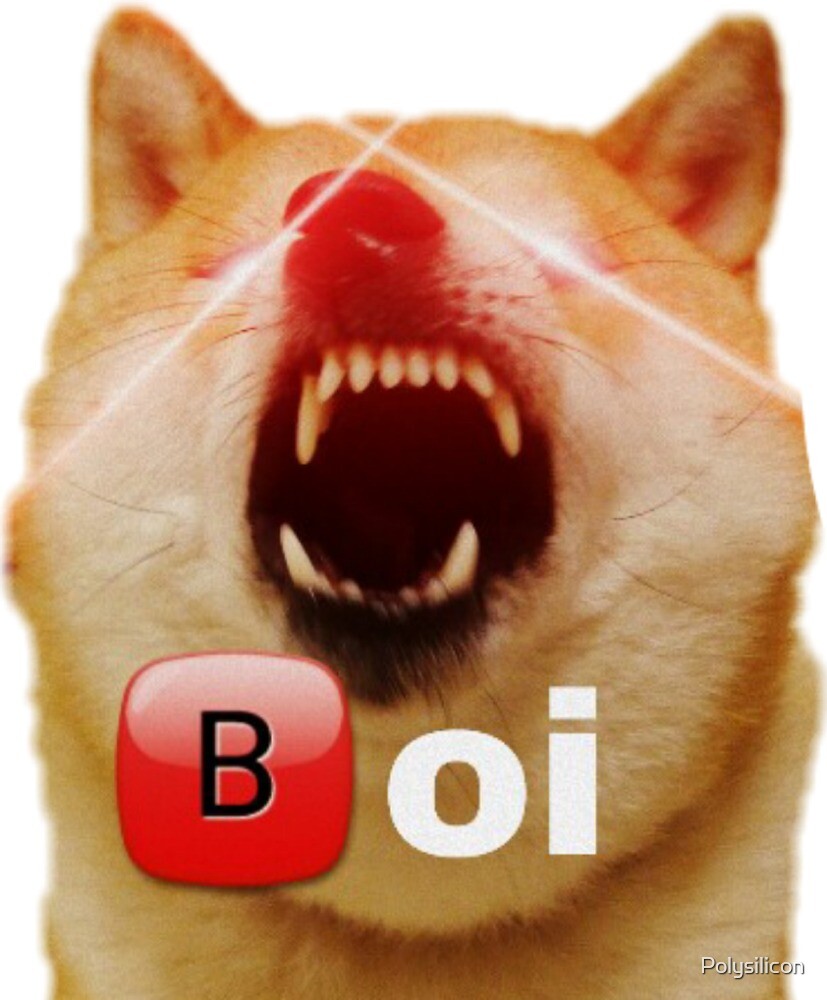 "Angry Shiba Inu meme boi" by Polysilicon | Redbubble