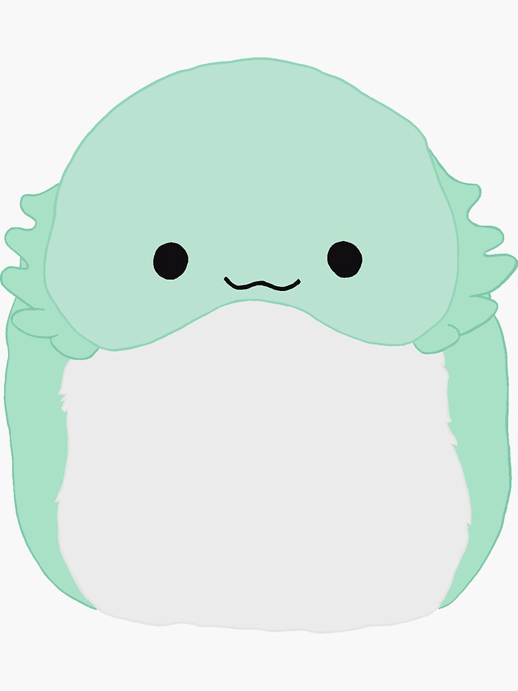 "Abe the Bearded Dragon Squish" Sticker by freethephoenix | Redbubble