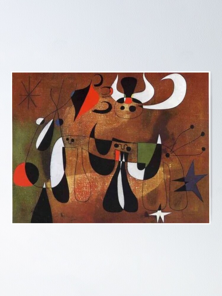 "Miro Print Art, Miro Poster, Joan Miro Printed Art, Miro Wall Art ...