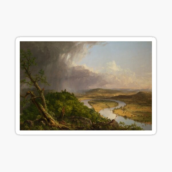 "The Oxbow | Thomas Cole | 1836 American Art" Sticker for Sale by CJET ...