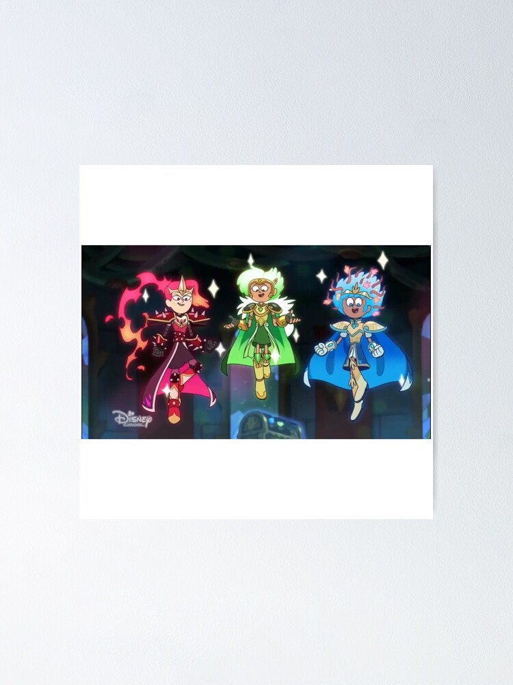 Póster «Amphibia Calamity Trio Poderes» de ArdorMeraki | Redbubble