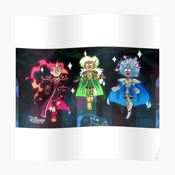 Póster «Amphibia Calamity Trio Poderes» de ArdorMeraki | Redbubble