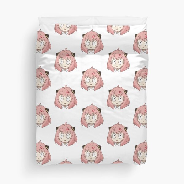 Housse de couette « Le visage agacé de la mignonne Anya Forger voit le ...