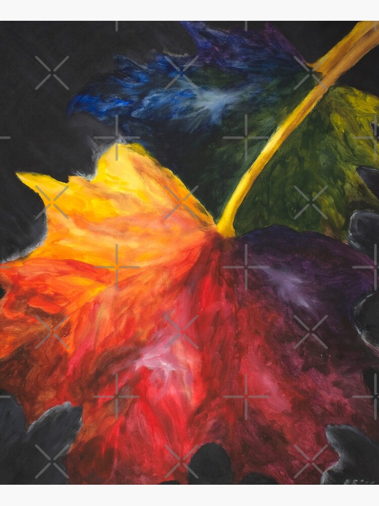 "Color Wheel Leaves" Art Print by brookelynette | Redbubble