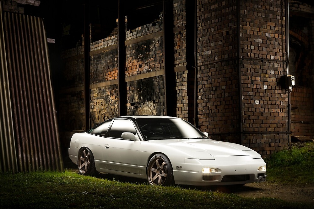 "Martin Wasley's Nissan 180SX" by HoskingInd | Redbubble