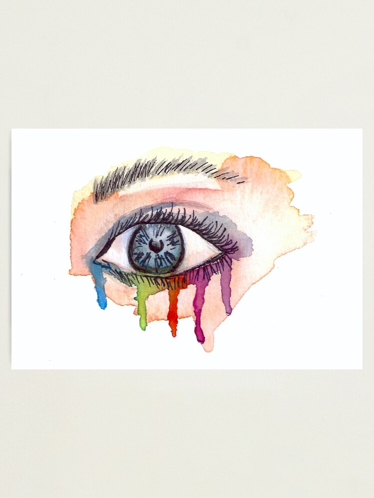 Rainbow Crying Eyes