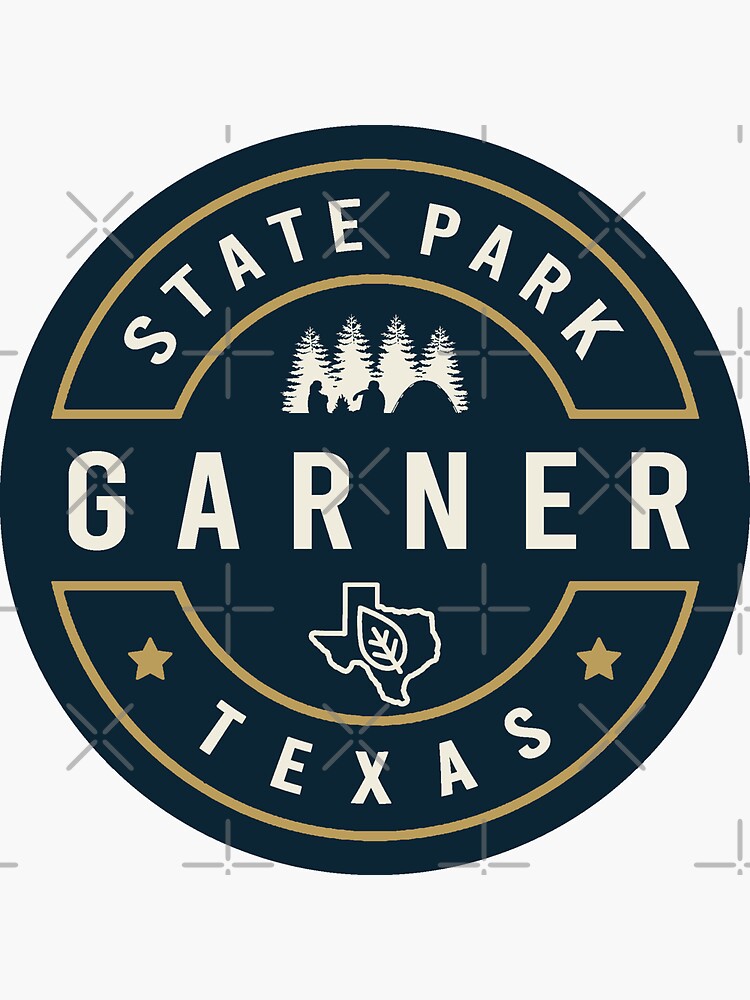 "Garner State Park Logo Texas" Sticker for Sale by VanyaKar | Redbubble