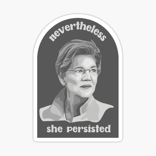 "Elizabeth Warren" Sticker by unhingedheather | Redbubble
