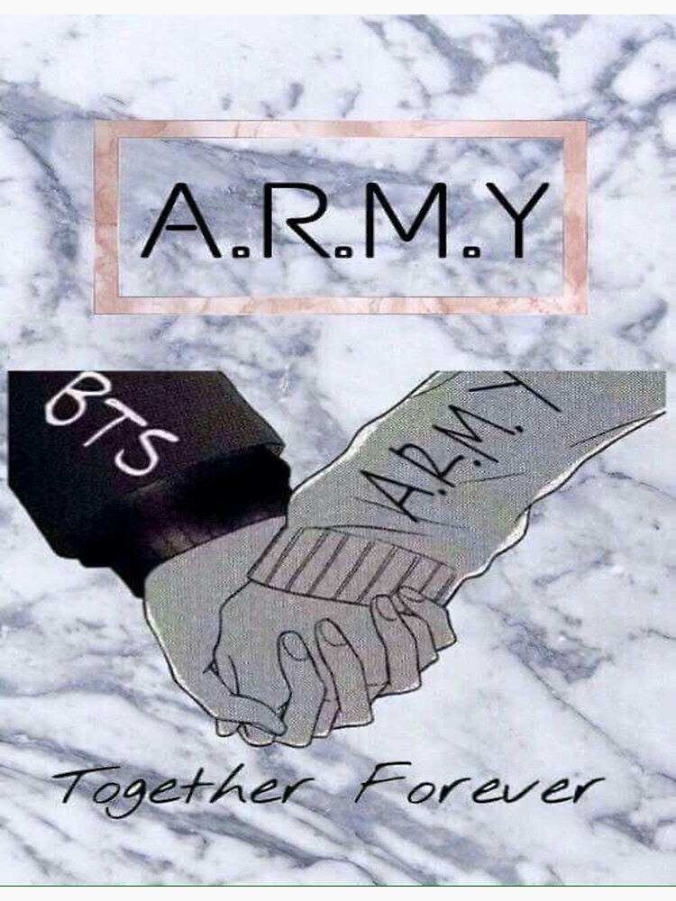 "Bts army love bts and army bts" Poster for Sale by amham15 | Redbubble