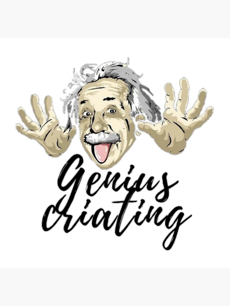"Einstein genius cientist " Poster for Sale by luleatelie | Redbubble