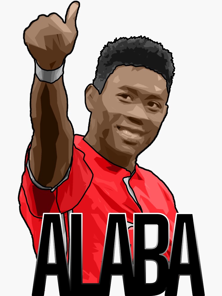 "David Alaba" Sticker by felip | Redbubble