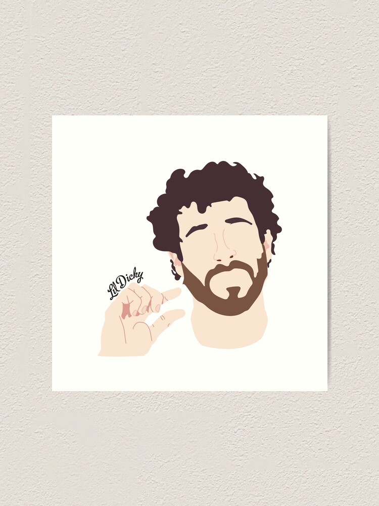 "Lil Dicky Sticker" Art Print by zwyks13 | Redbubble
