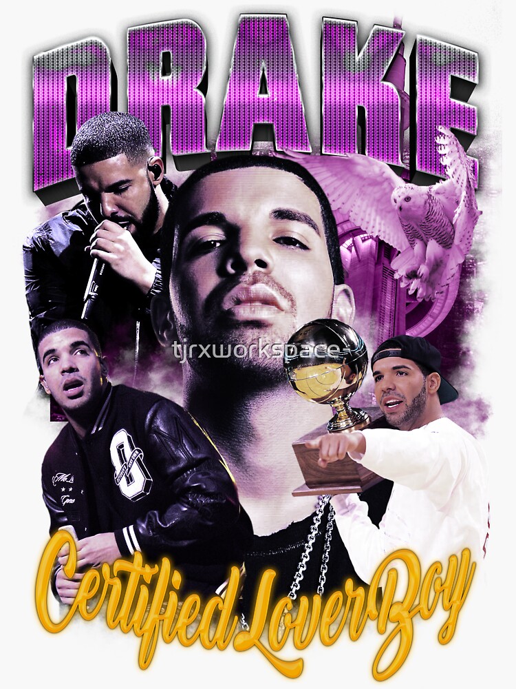 "Bootleg : Drake Merch" Sticker by tjrxworkspace- | Redbubble