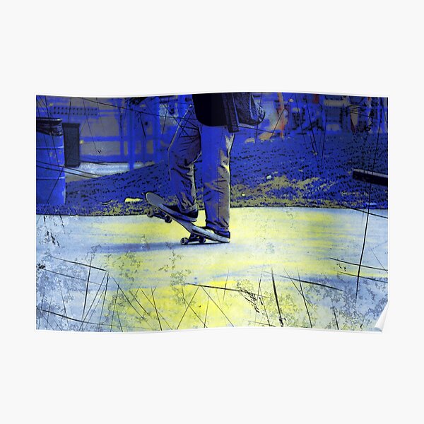 "Skateboarder Stance" Poster for Sale by NaturePrints | Redbubble