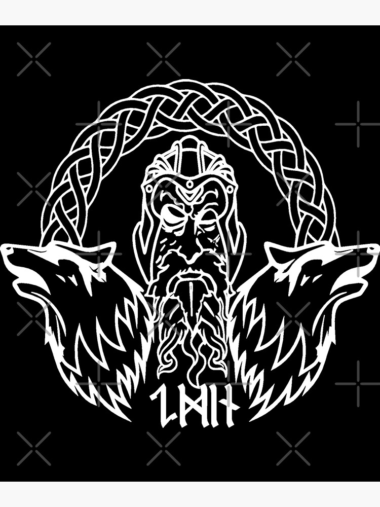 "Odin | Wolves | Geri & Freki | Norse Mythology | Gothic | Viking ...
