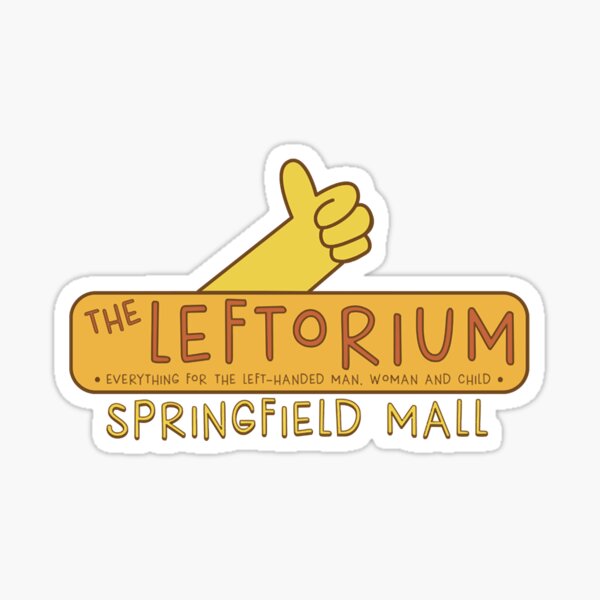 "More Then Awesome The Leftorium Simpson Kids Birthday Party" Sticker ...