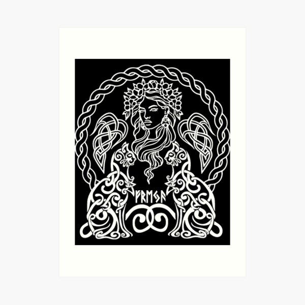 "Freya | Cats | Runes | Norse Mythology | Nordic | Gothic | Viking ...