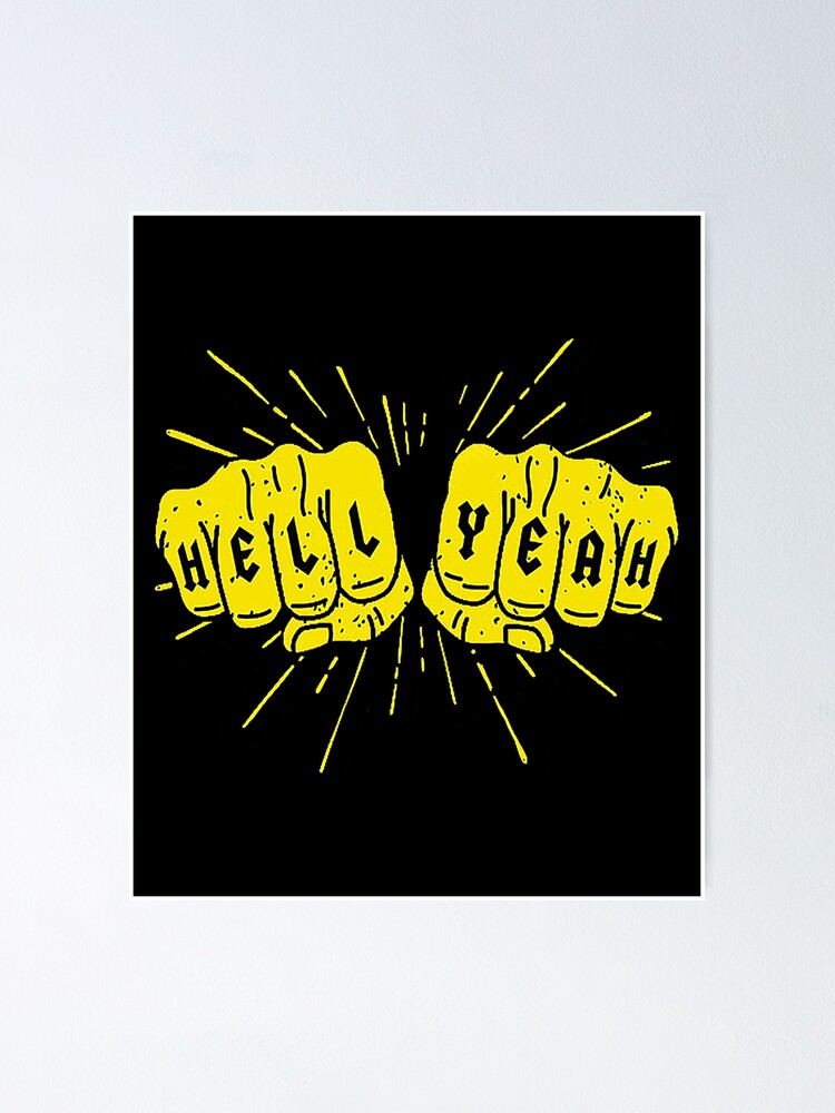 "double punch from hell Relaxed Fit" Poster for Sale by RossJackson95 ...