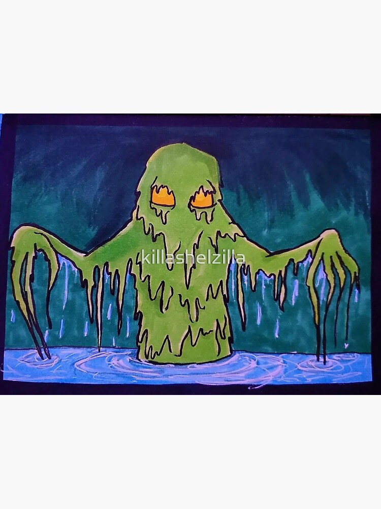 "Swamp Thang " Sticker by killashelzilla | Redbubble