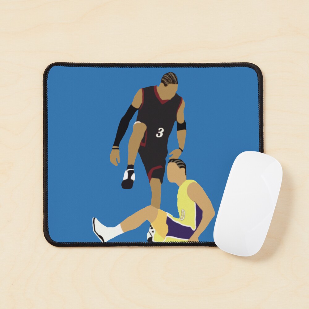 "Allen Iverson Steps Over Tyronn Lue " Sticker for Sale by RatTrapTees ...