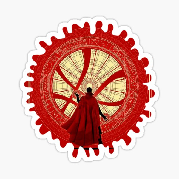 "Dr. Strange digital art" Sticker for Sale by Artofmystic | Redbubble