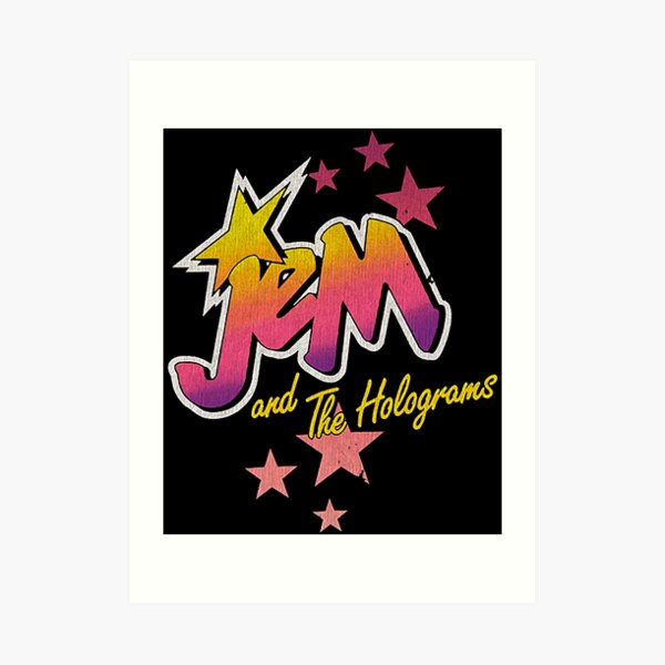 "Vintage Jem And The Holograms Logo" Art Print for Sale by BehrendsWhit ...