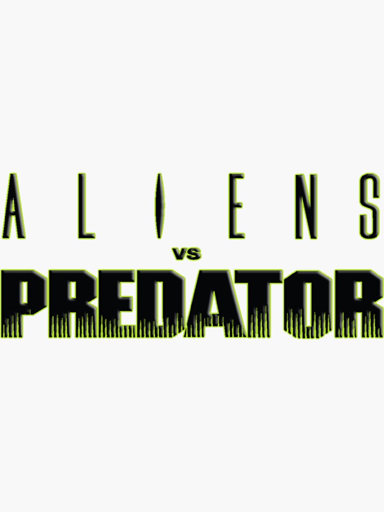 "AVP, Alien Vs Predator Logo" Sticker for Sale by 411drpkv4c | Redbubble