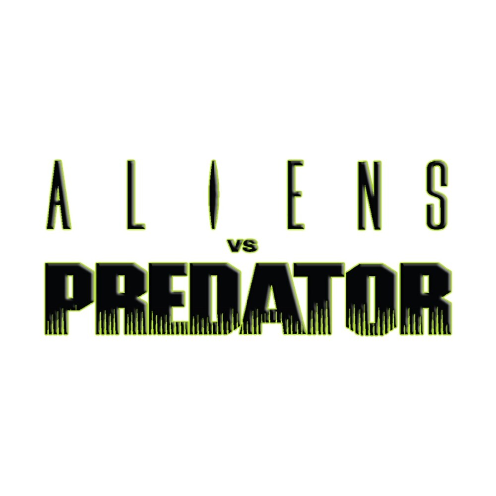 "AVP, Alien Vs Predator Logo" by 411drpkv4c | Redbubble