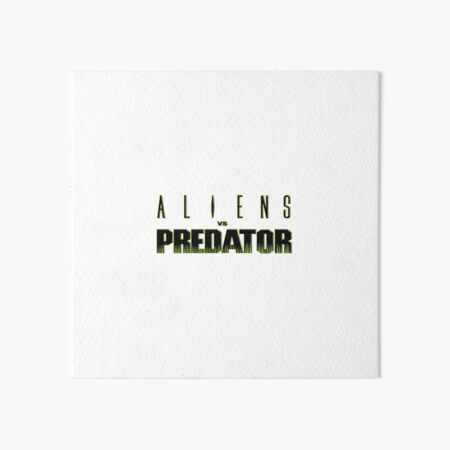 "AVP, Alien Vs Predator Logo" Art Board Print by 411drpkv4c | Redbubble