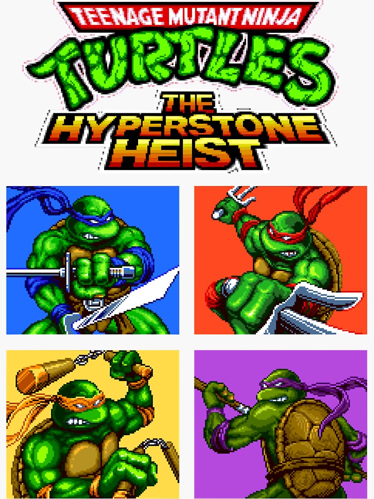 "TMNT Hyperstone Heist" Sticker by Aynienak031 | Redbubble