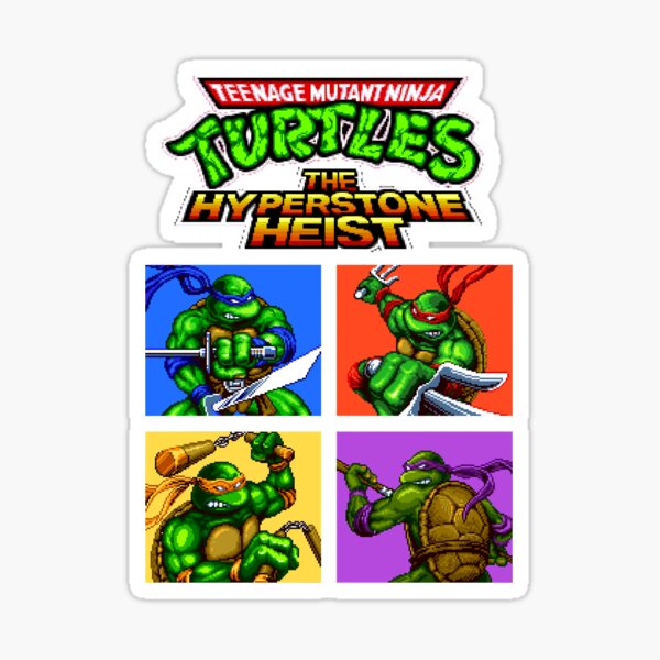"TMNT Hyperstone Heist" Sticker by Aynienak031 | Redbubble