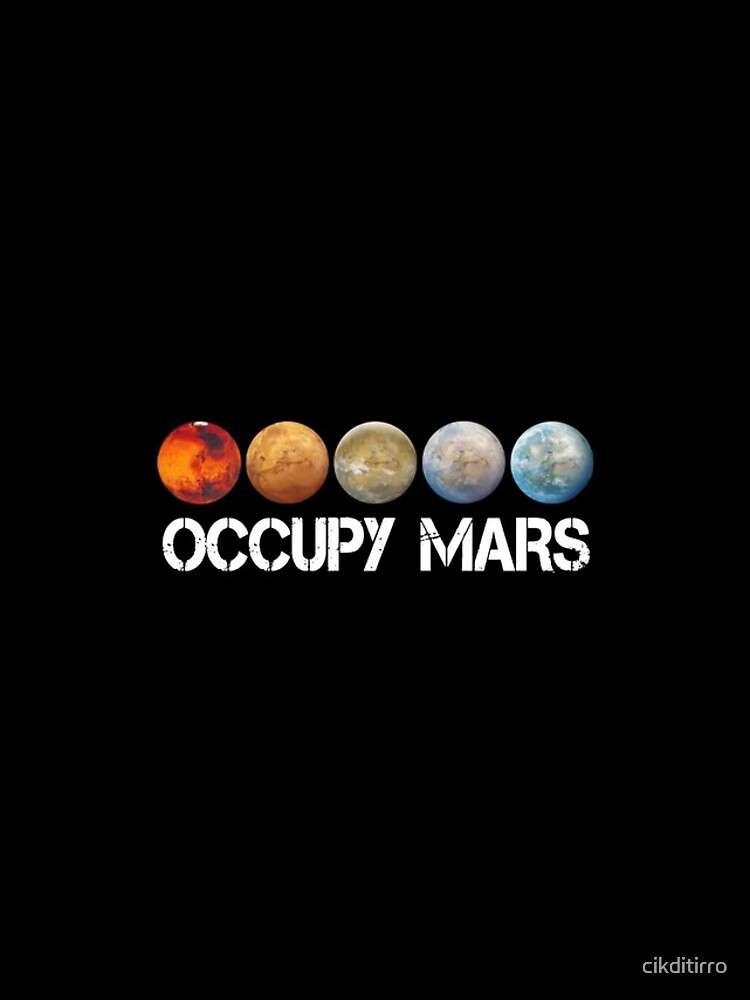 "elon musk occupy mars" iPhone Case for Sale by cikditirro | Redbubble