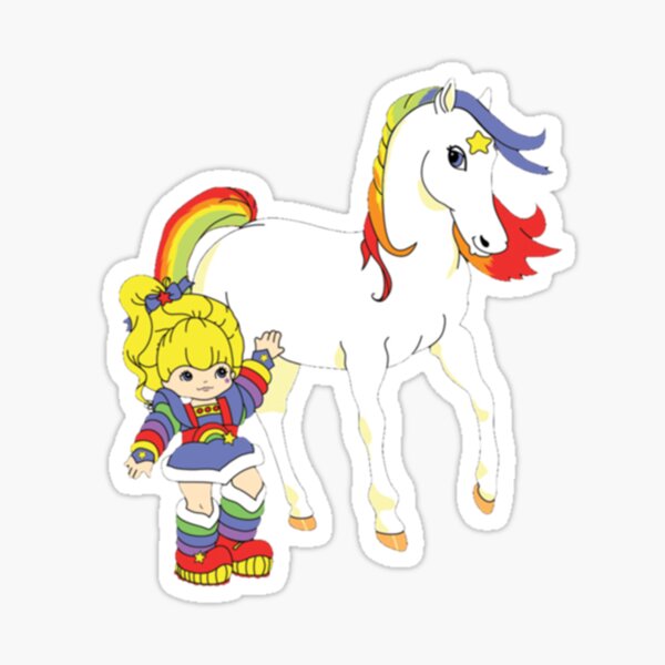 "Rainbow brite " Sticker for Sale by LyaNataShop | Redbubble