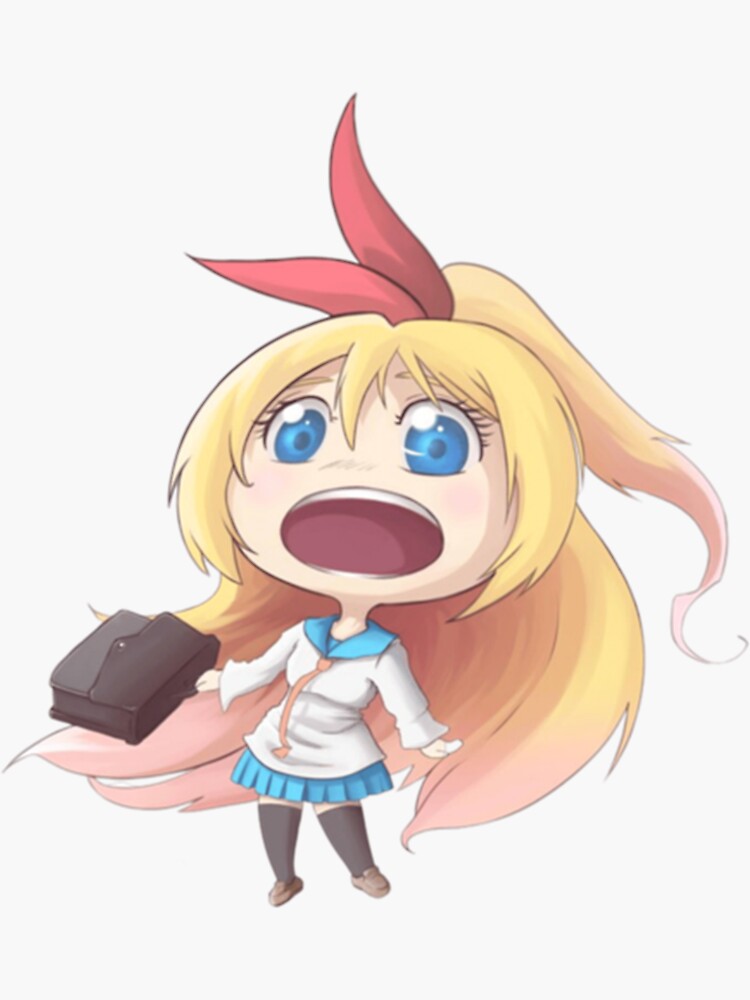"anime nisekoi - Chitoge Kirisaki " Sticker for Sale by Maukingyat ...