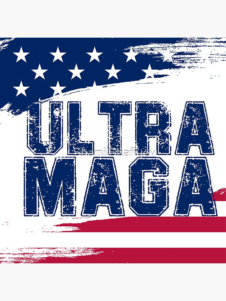 "Ultra Maga" Sticker for Sale by ShamilShafiyev | Redbubble