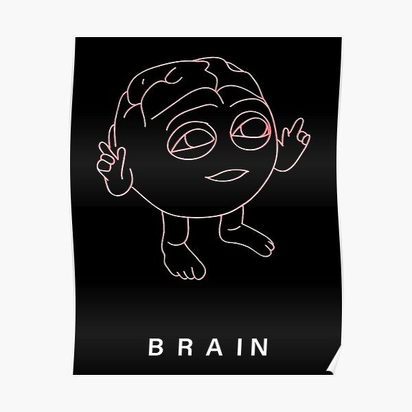 "Lil Dicky Brain" Poster for Sale by SheriUnique | Redbubble