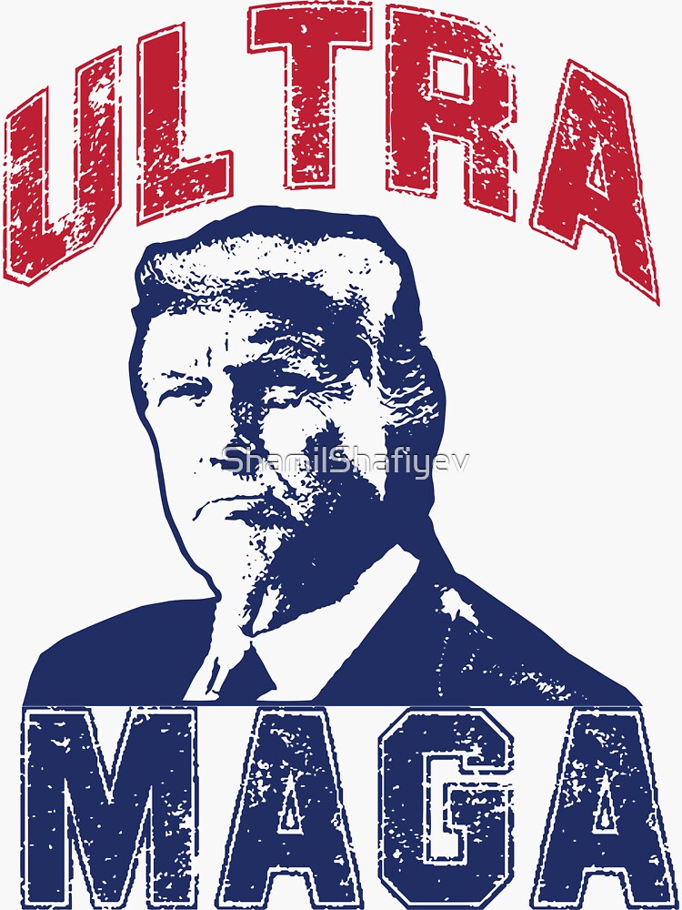 "Ultra Maga" Sticker by ShamilShafiyev | Redbubble