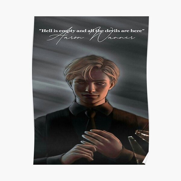 "Aaron warner" Poster for Sale by collinsdrawings | Redbubble