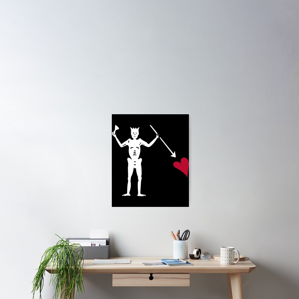 4x6 FT Pirate Banner Blackbeard Pirate Flag 4x6 FT - Jolly Roger ...