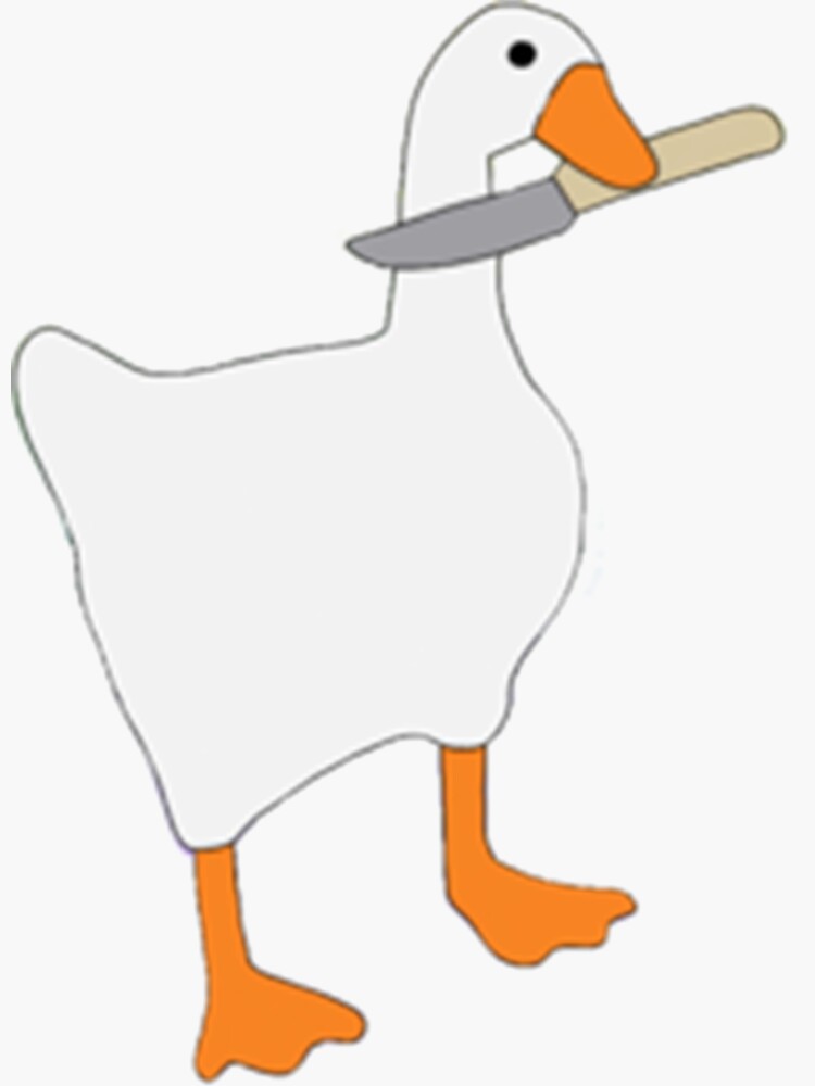 "untitled goose game sticker Classic" Sticker for Sale by jestisvy ...