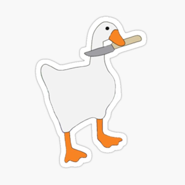 "untitled goose game sticker Classic" Sticker for Sale by jestisvy ...