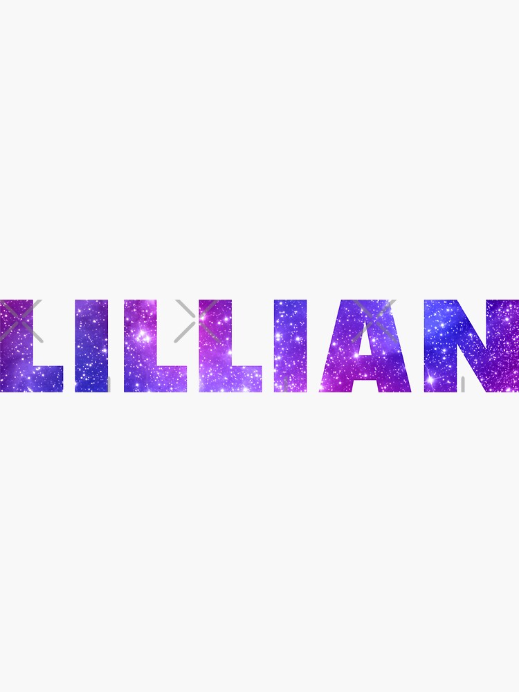 "Lillian" Sticker by lucy-mac | Redbubble